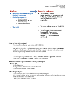 Developmental Disorders - Lecture 12a – Developmental Disorders ...