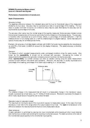 Lecture 11 - Respiratory Measurement 2 - EPM608 Physiological Measurement Lecture 11 ...