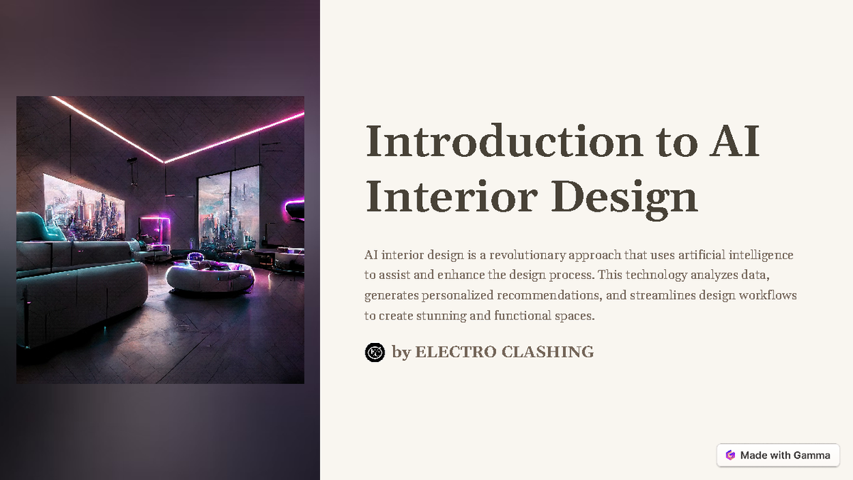 Introduction to AI Interior Design - Introduction to AI Interior Design ...