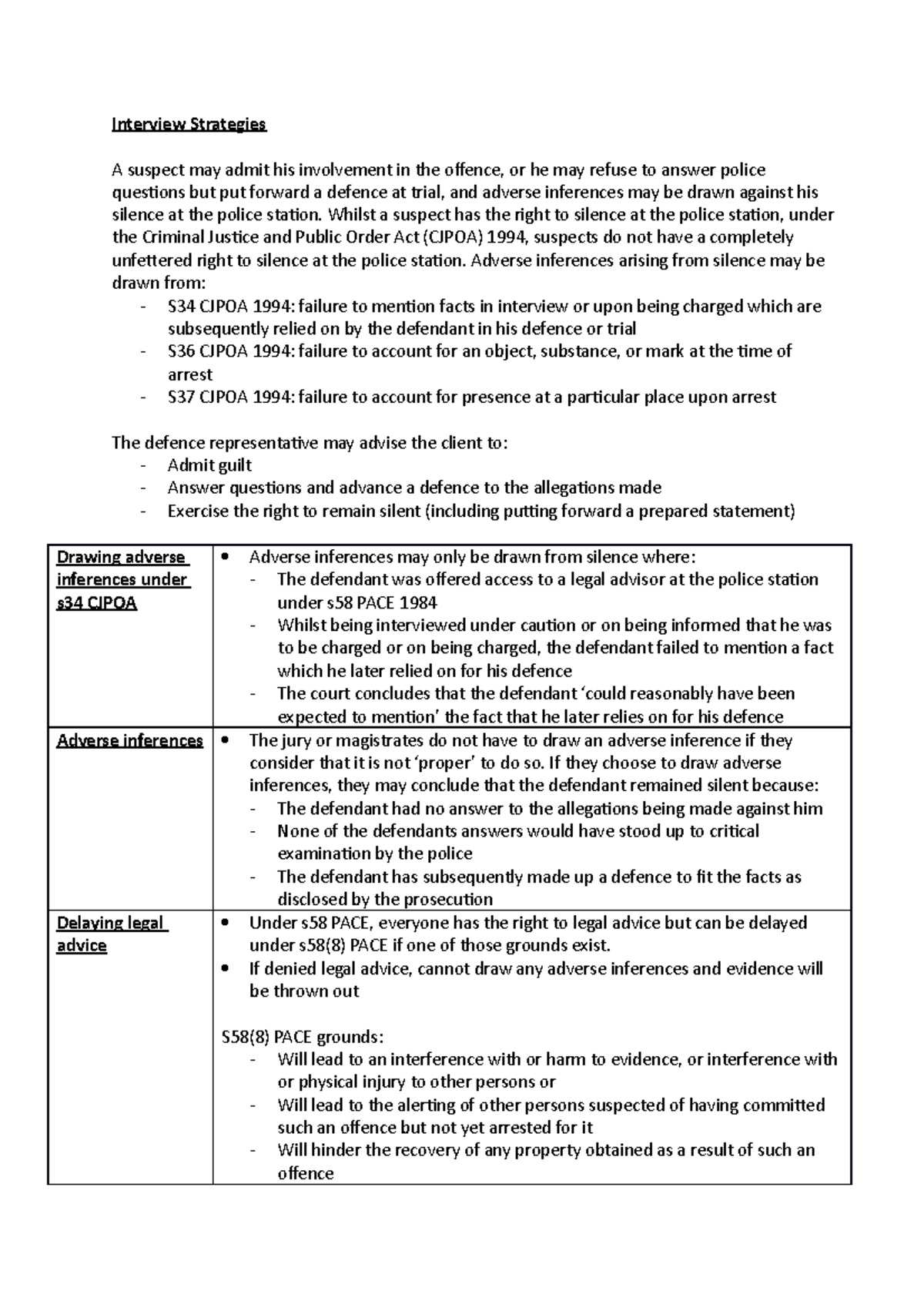 8. interview strategies - Interview Strategies A suspect may admit his ...