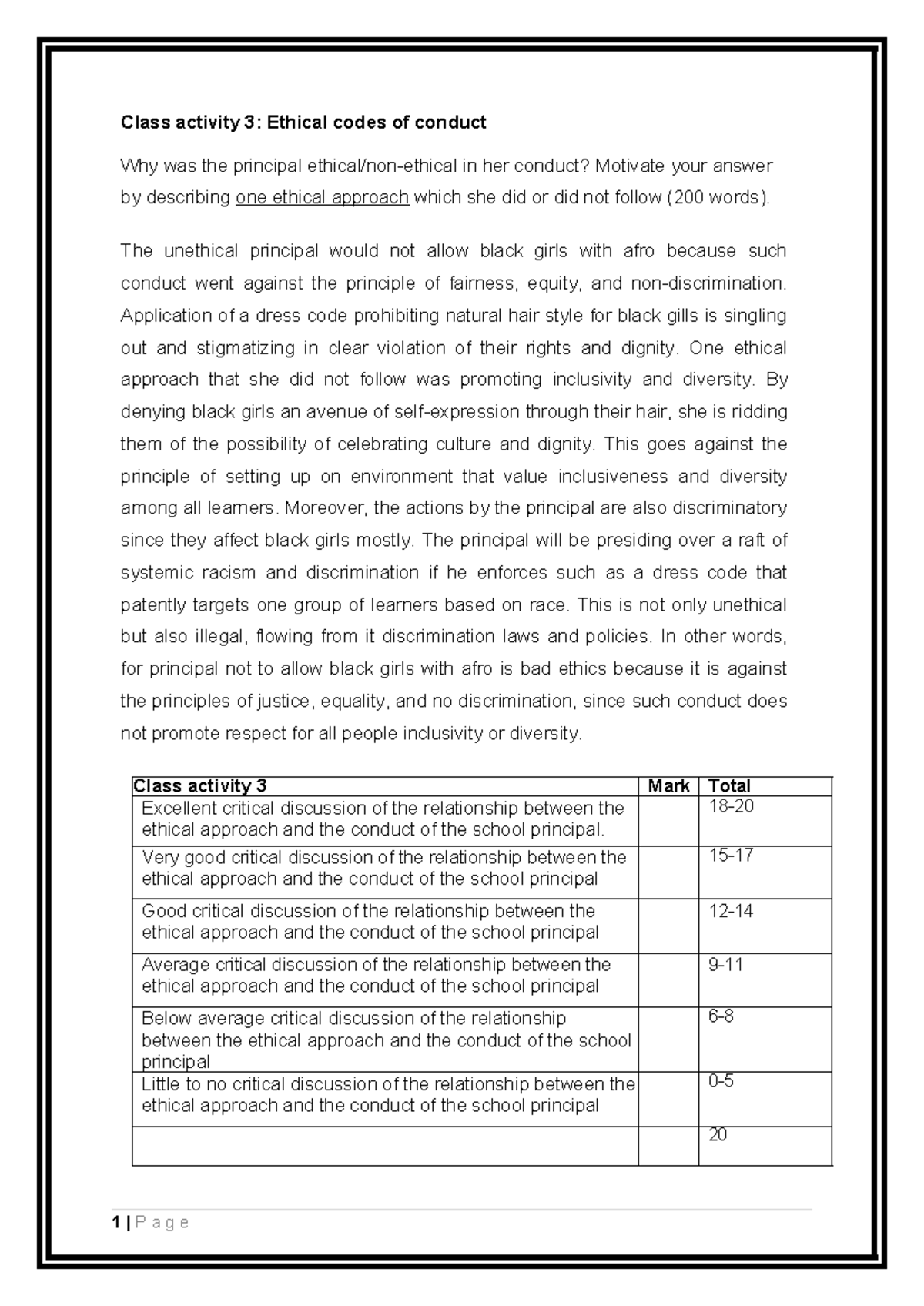 EDCC 325 Class ACT-3 - This activity will help many students - Class ...