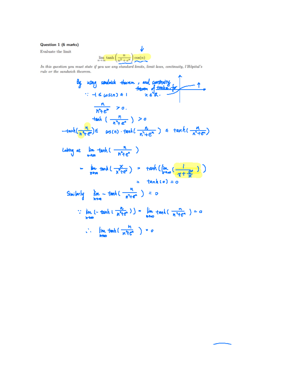 2020S1Final Exam Detailed Handwritten Answers - MAST10006 - Studocu