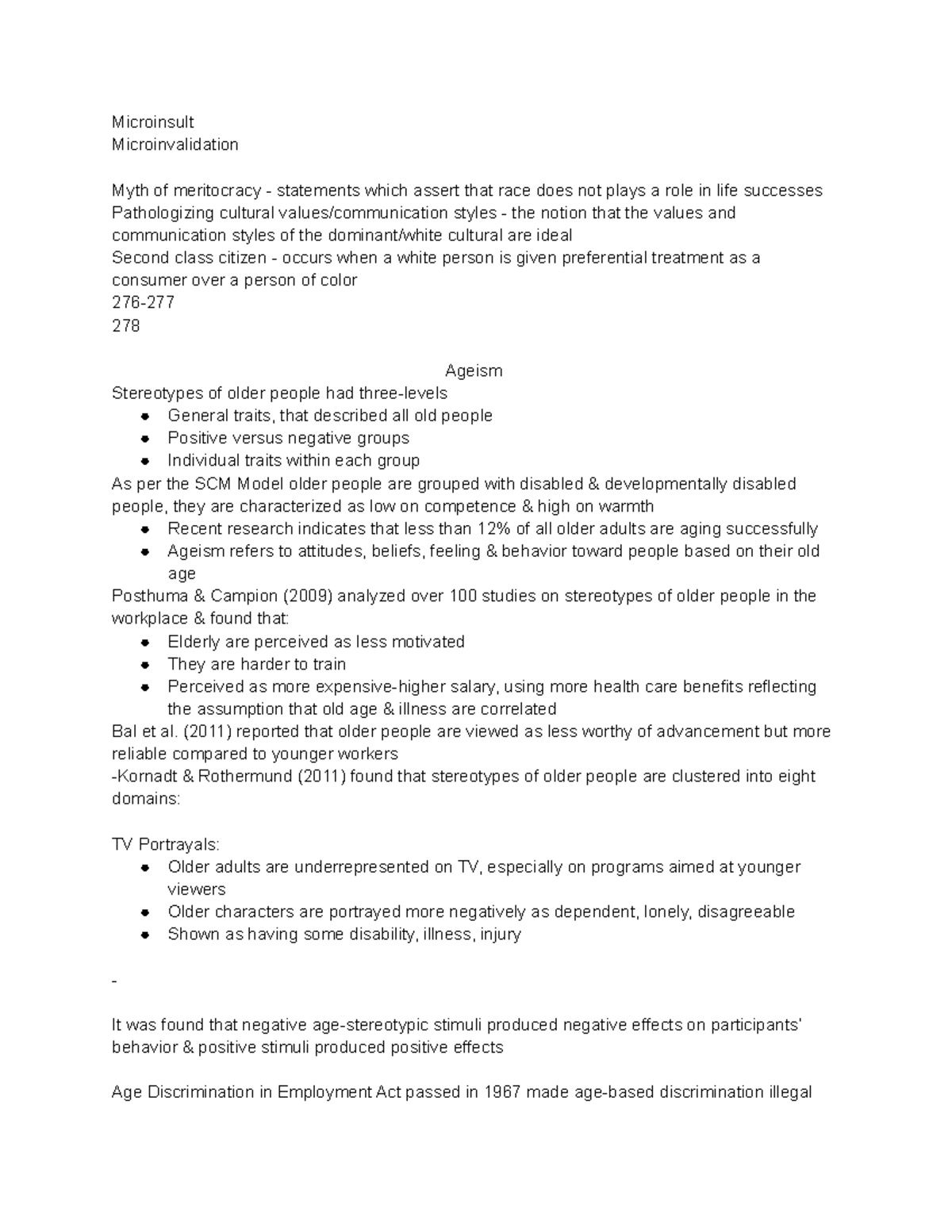 Psych 2Q Ch. 9 - Disability - Microinsult Microinvalidation Myth of ...