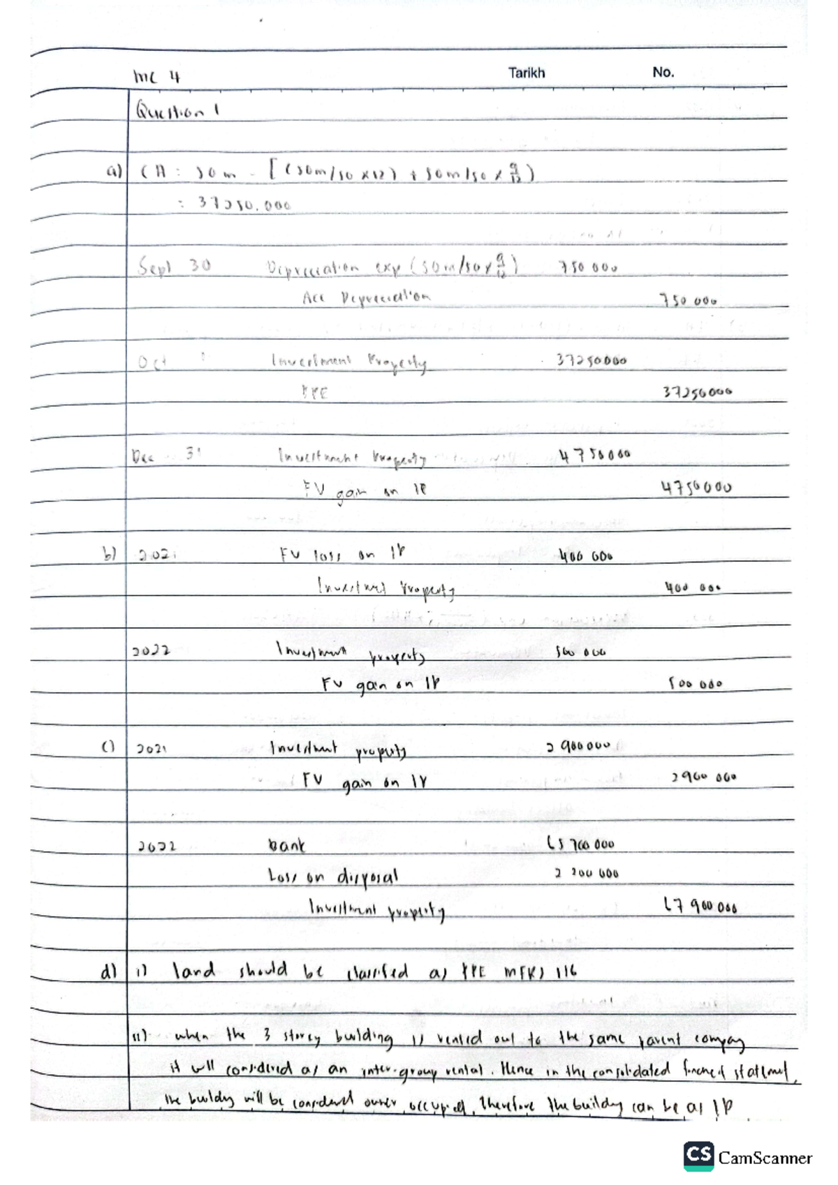 Mc4 - Financial Accounting and Reporting II - CamScanner - Studocu