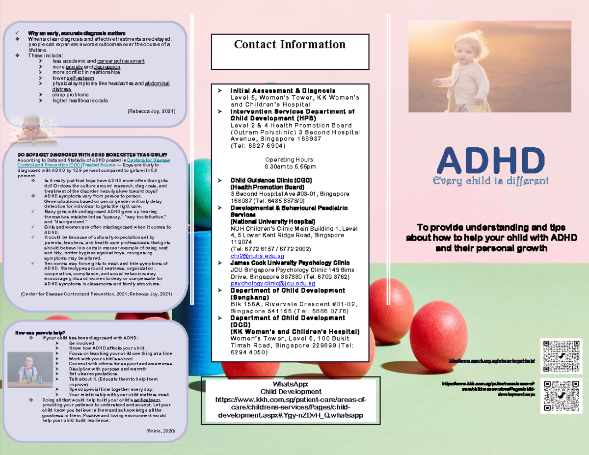 PSY286 Client Pamphlet Jenny Murdoch - ADHD To provide understanding ...