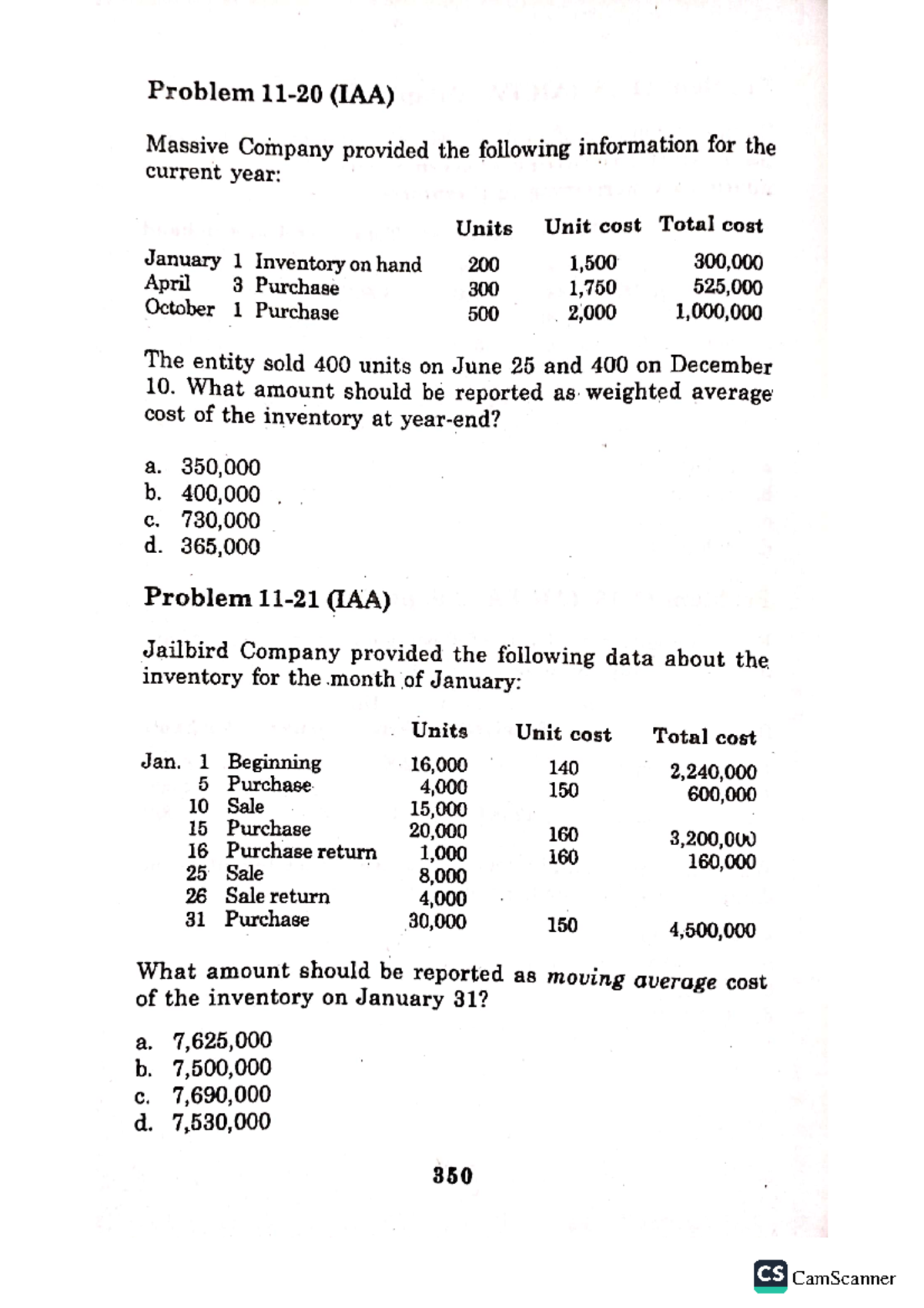 Problem 11 - Intermediate Accounting (Volume One) 2021 Edition By ...