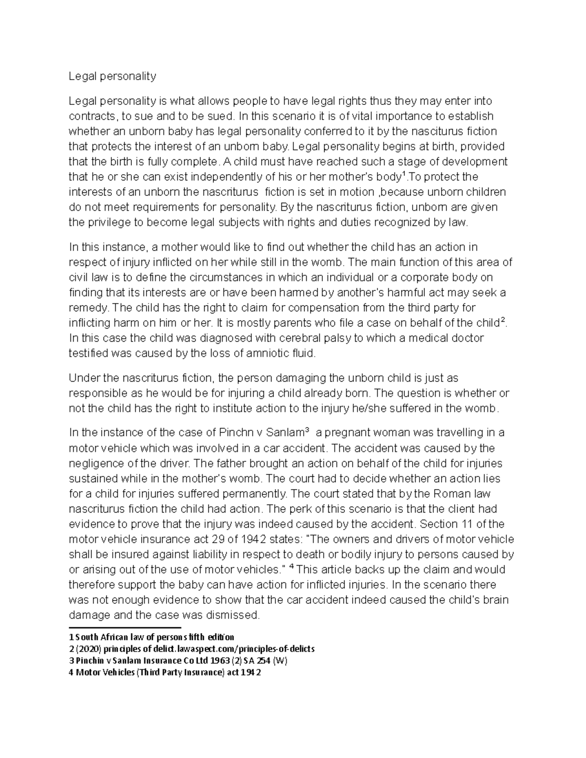 Prollius v Minister of Home Affairs and Immigration workshop - Legal ...