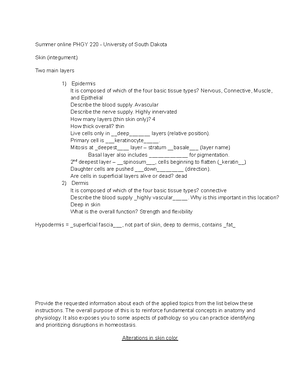 Anatomy Lab 4 - my lab experiment and filled in notes - Neurophysiology ...