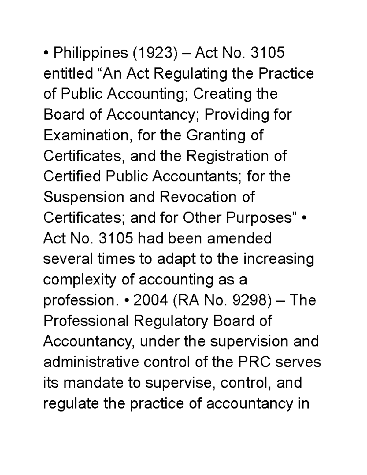 Acctg 8 - this is a lecture notes about accounting - Philippines (1923 ...