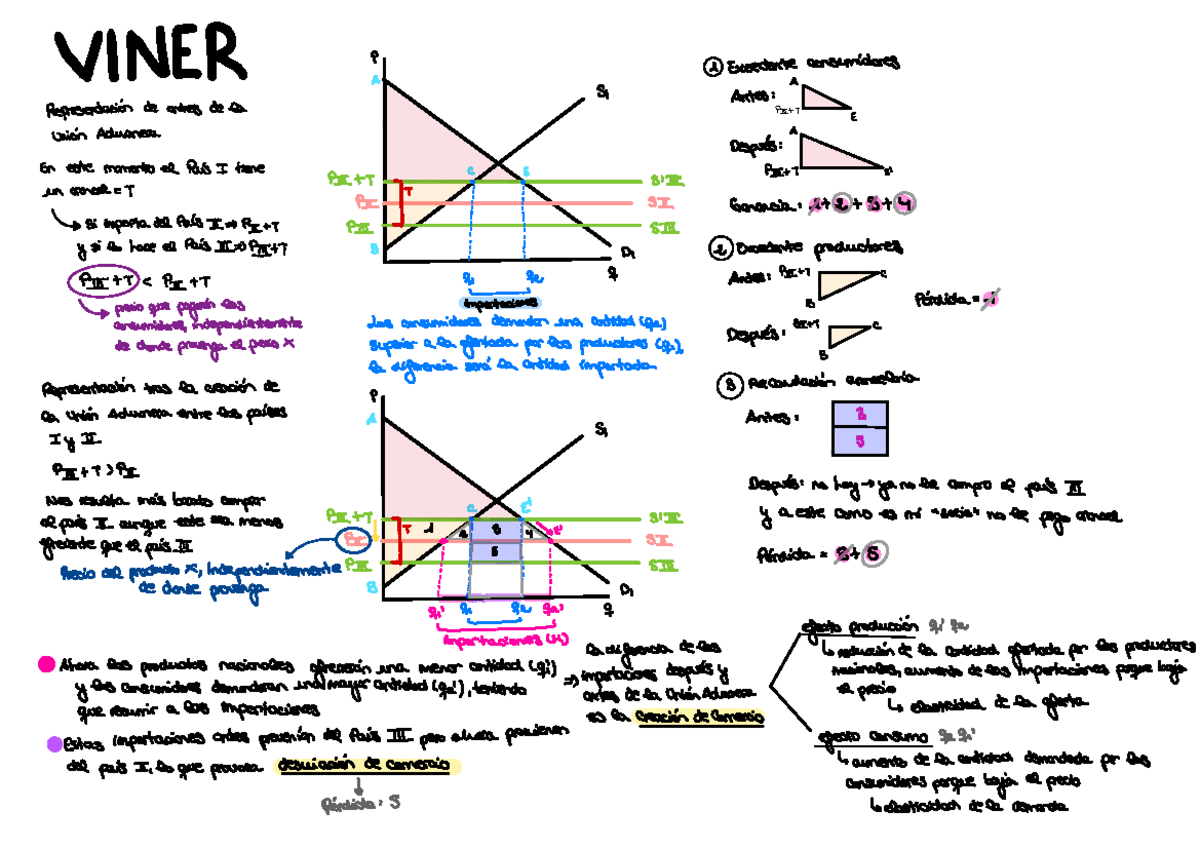 Viner - xzcbv - VINIER . 1 Excedente consumidores A A SI Antes ...
