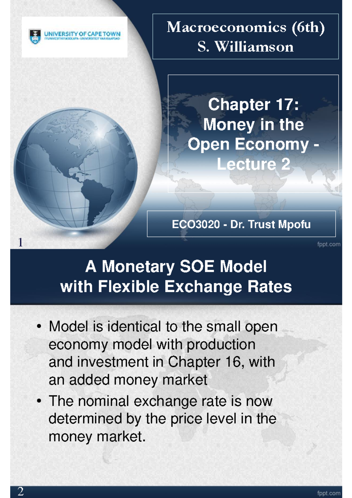 Lesson 13 - P2 (CH17) Final - Macroeconomics (6th) S. Williamson ...
