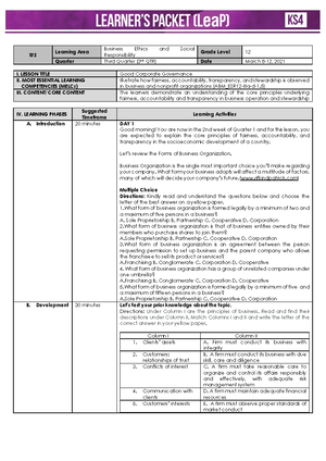 Orientation Lesson Plan - College of Education Detailed Lesson Plan ...