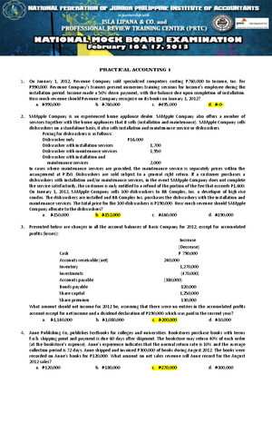 Practical-accounting-11 - Practical Accounting 1 Reviewer When an ...