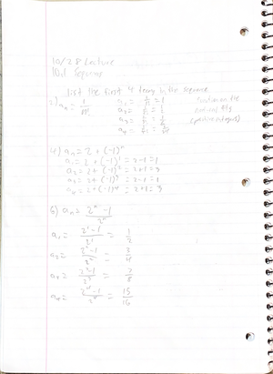 Copy of Calc II Lab 3 - Google Docs - MA1022, Lab 3 Section AX Exercise 1 Part A) Not one to one ...