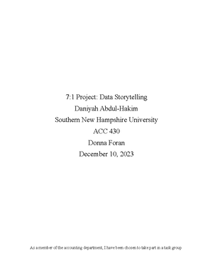 ACC 430 Module One Lab Guide - ACC 430 Module One Lab Guide Accessing the - Studocu