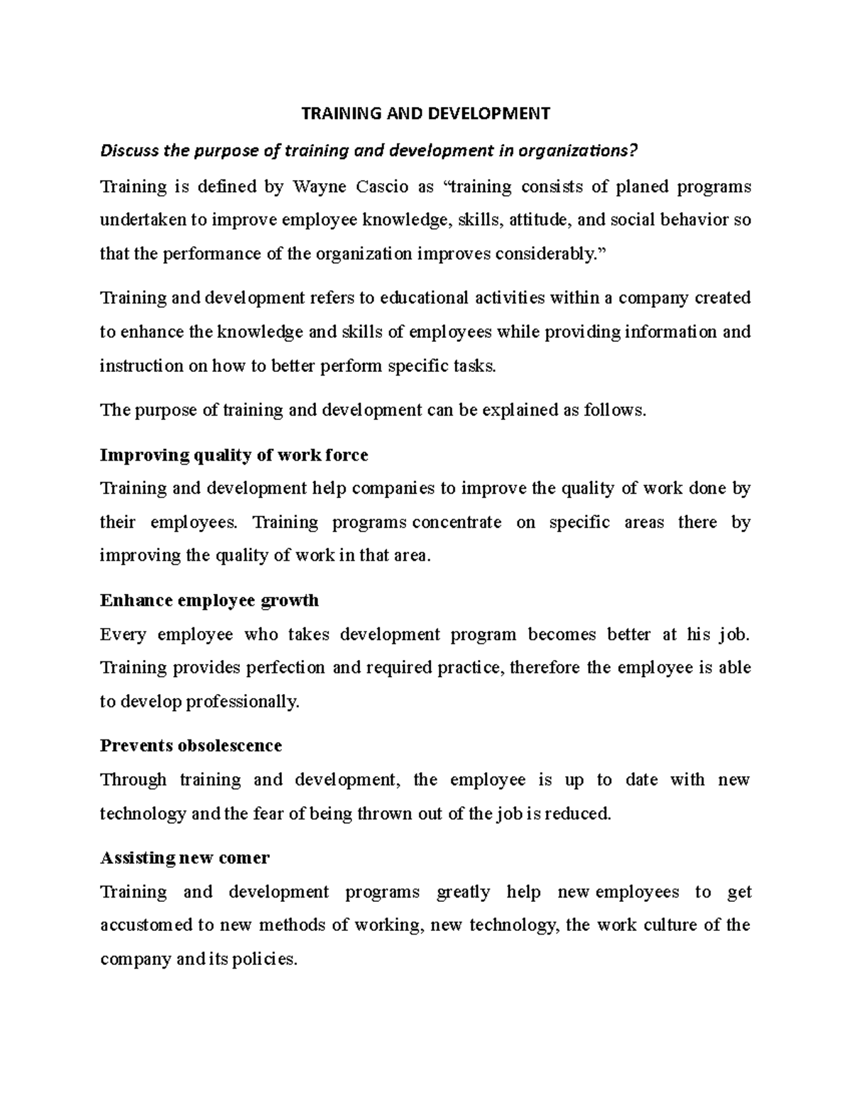 What Are The Purposes Of Training at Bailey Walters blog