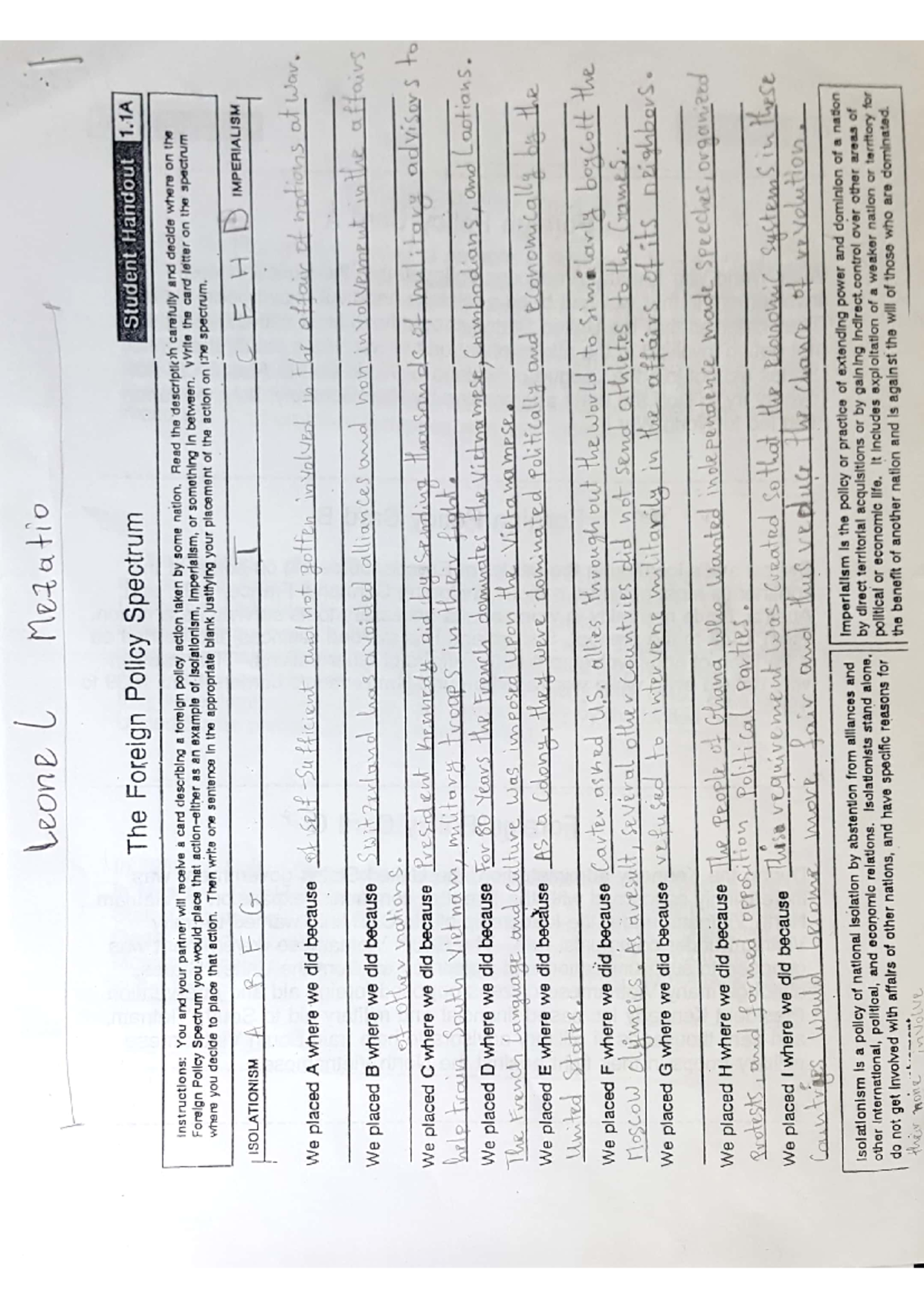 American History, The Foreign Policy Spectrum - HIS 132 - Studocu