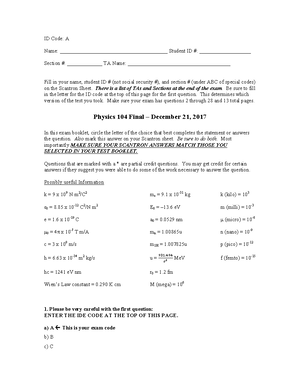 Intro to physics Physics 104 KEY Terms Summary PT - Force - a push or ...