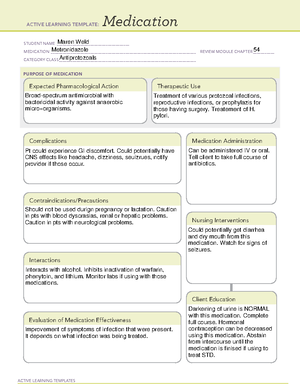 ATI - Heparin - MEDICATION ATI TEMPLATE - ACTIVE LEARNING TEMPLATES ...