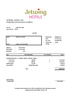 Index No 295 - 27 - From-Logiwiz Limited, No 408/A Nungamugoda Road ...