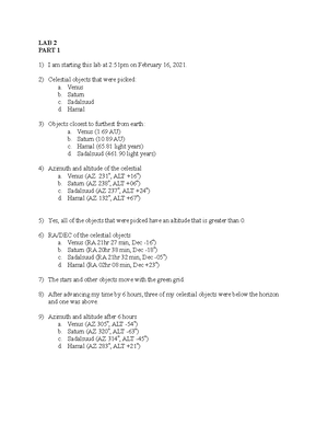LAB 11, Lab Answers from practicals - LAB 11 PART 1 - PAGE 2 Spectral ...