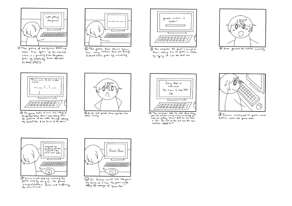 Workshop Storyboard - COMP10003 - Studocu