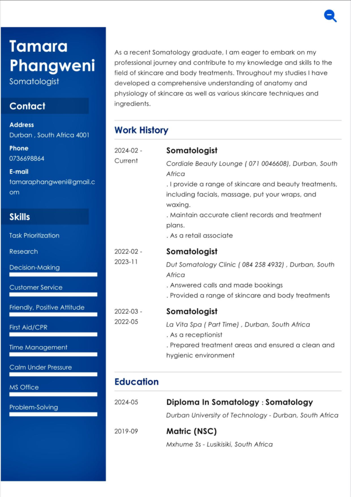 Cv - Study - LTEC 102 - Studocu