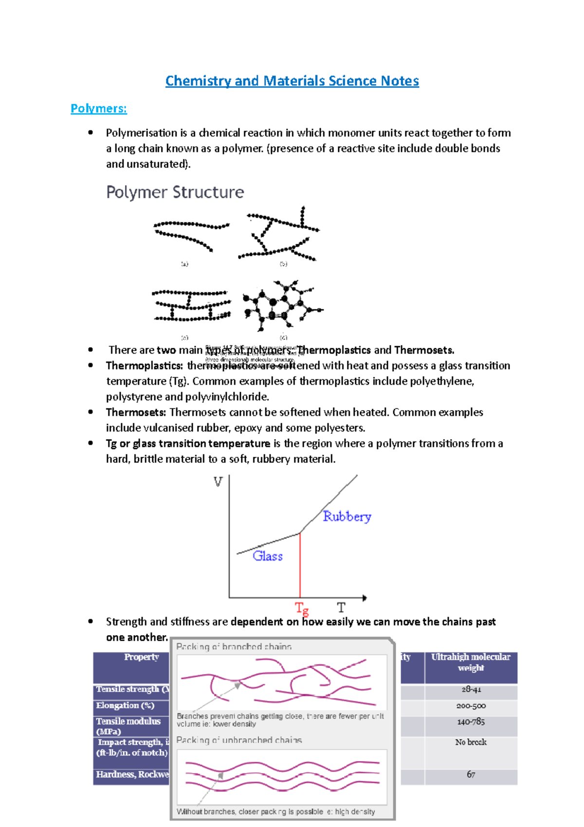 Chemistry and Materials Science Notes - Chemistry and Materials Science ...