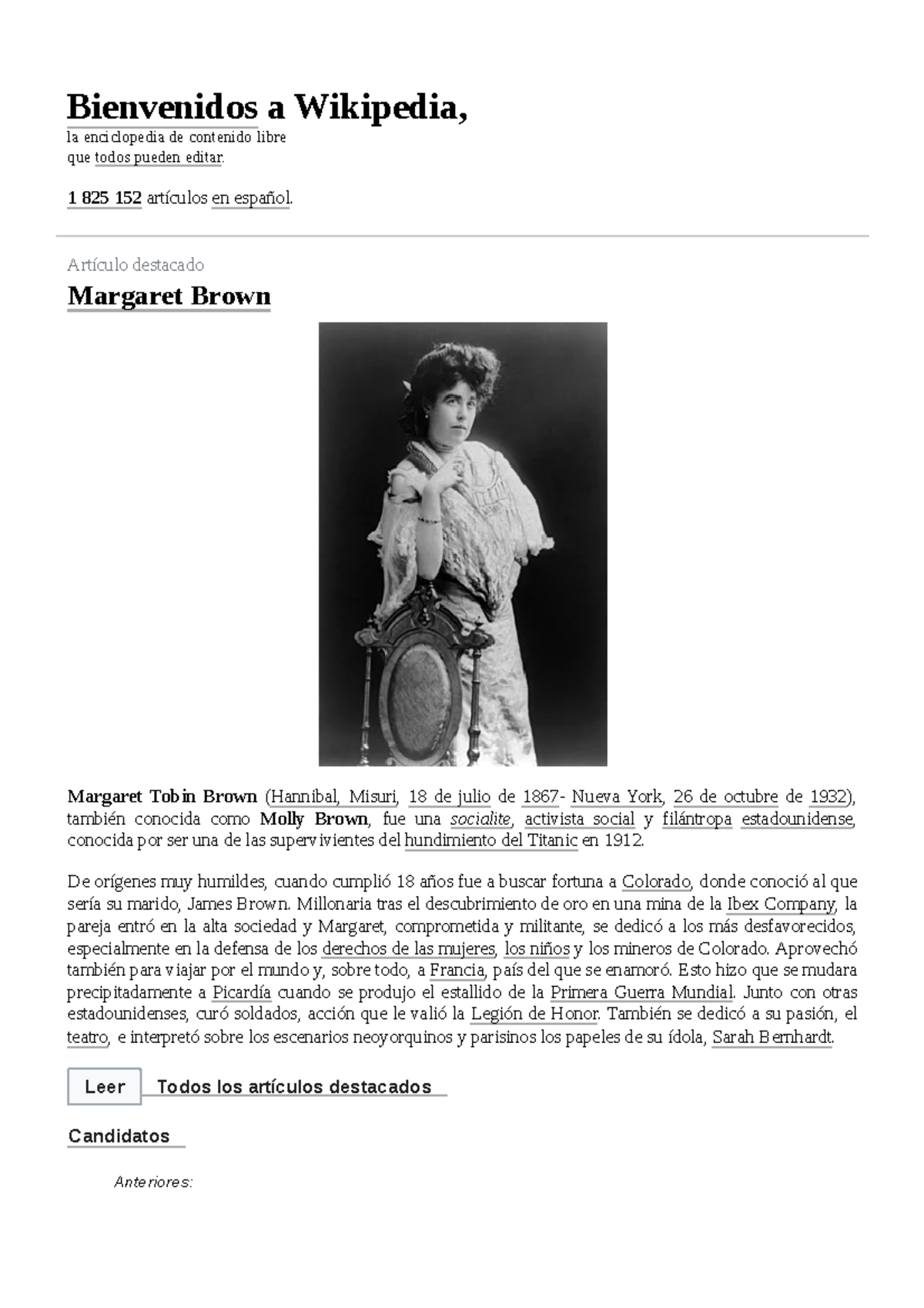 Wikipedia Portada - ahnose - Bienvenidos a Wikipedia, la enciclopedia ...