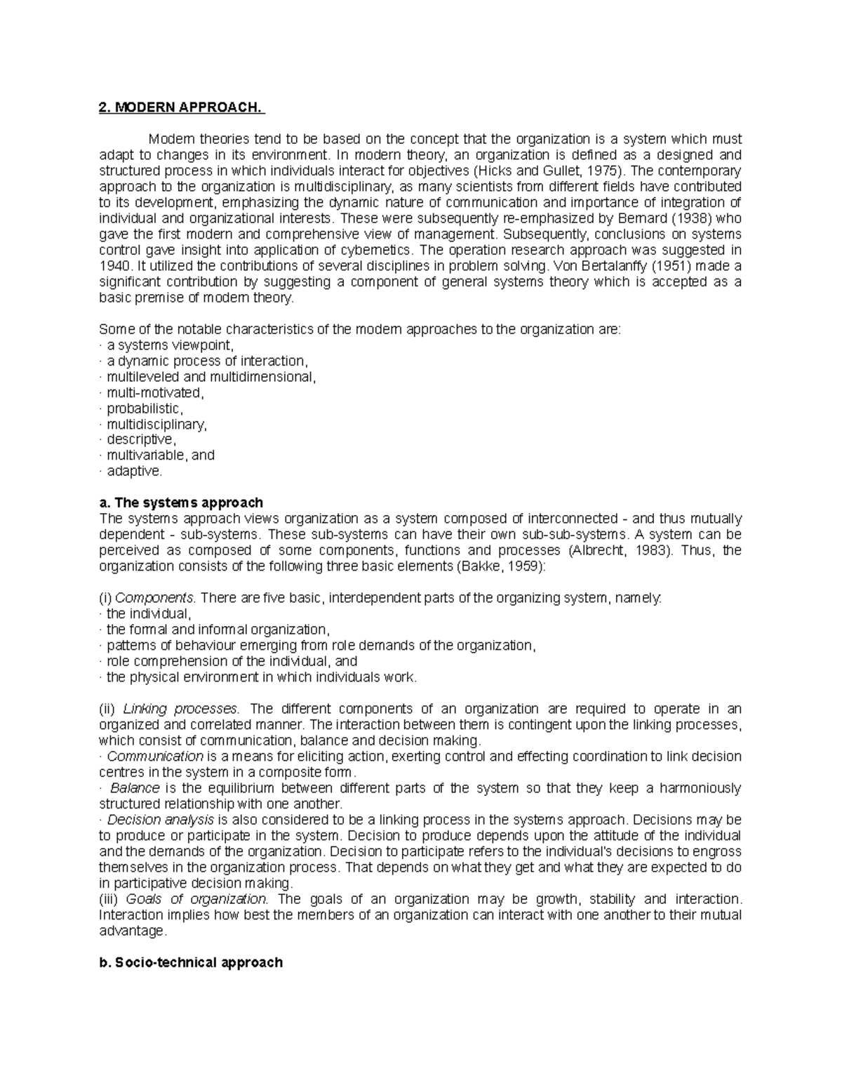 12 Cflm Lecture Notes 12 2 Modern Approach Modern Theories Tend To Be Based On The Concept