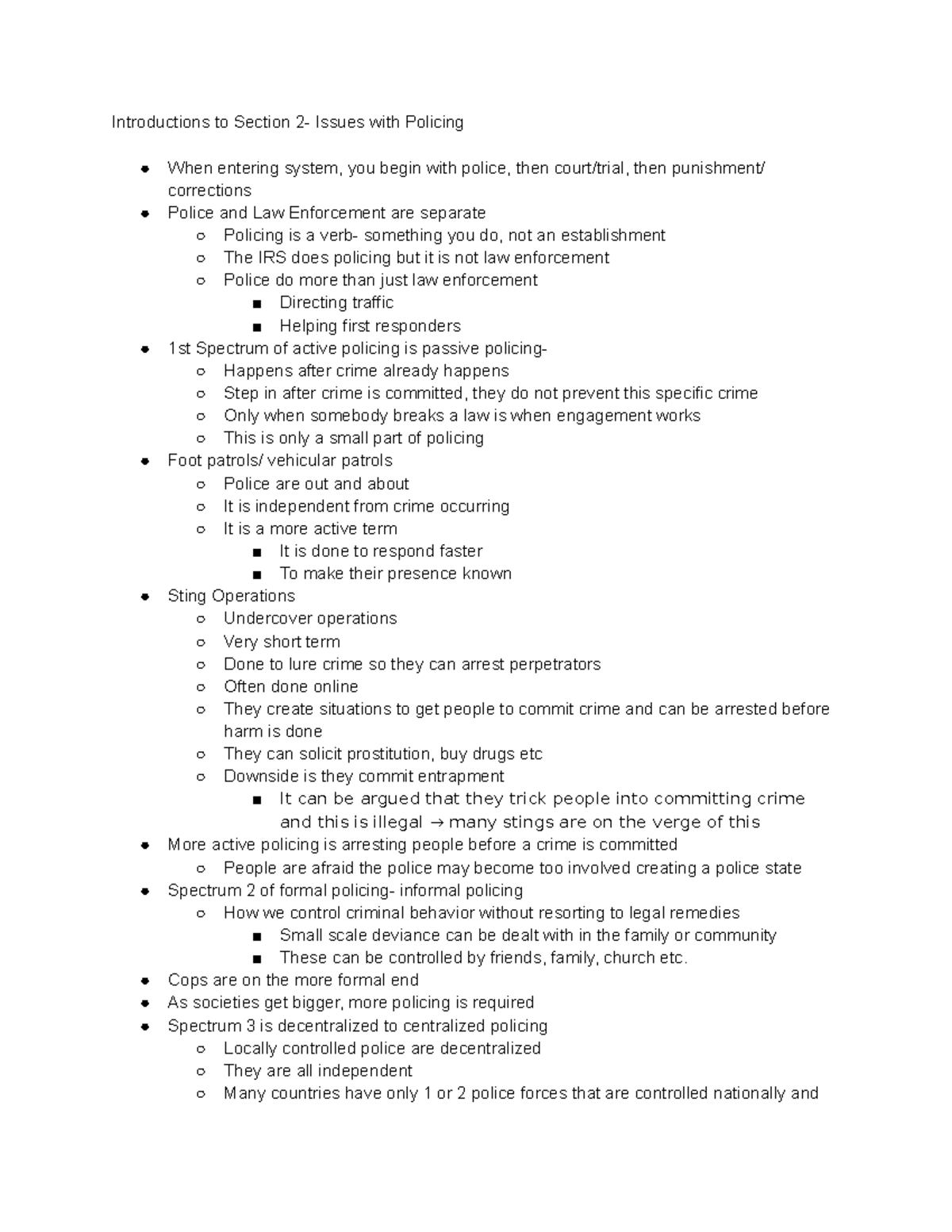 Chapter 5 - Detailed notes of the lecture. - Introductions to Section 2 ...