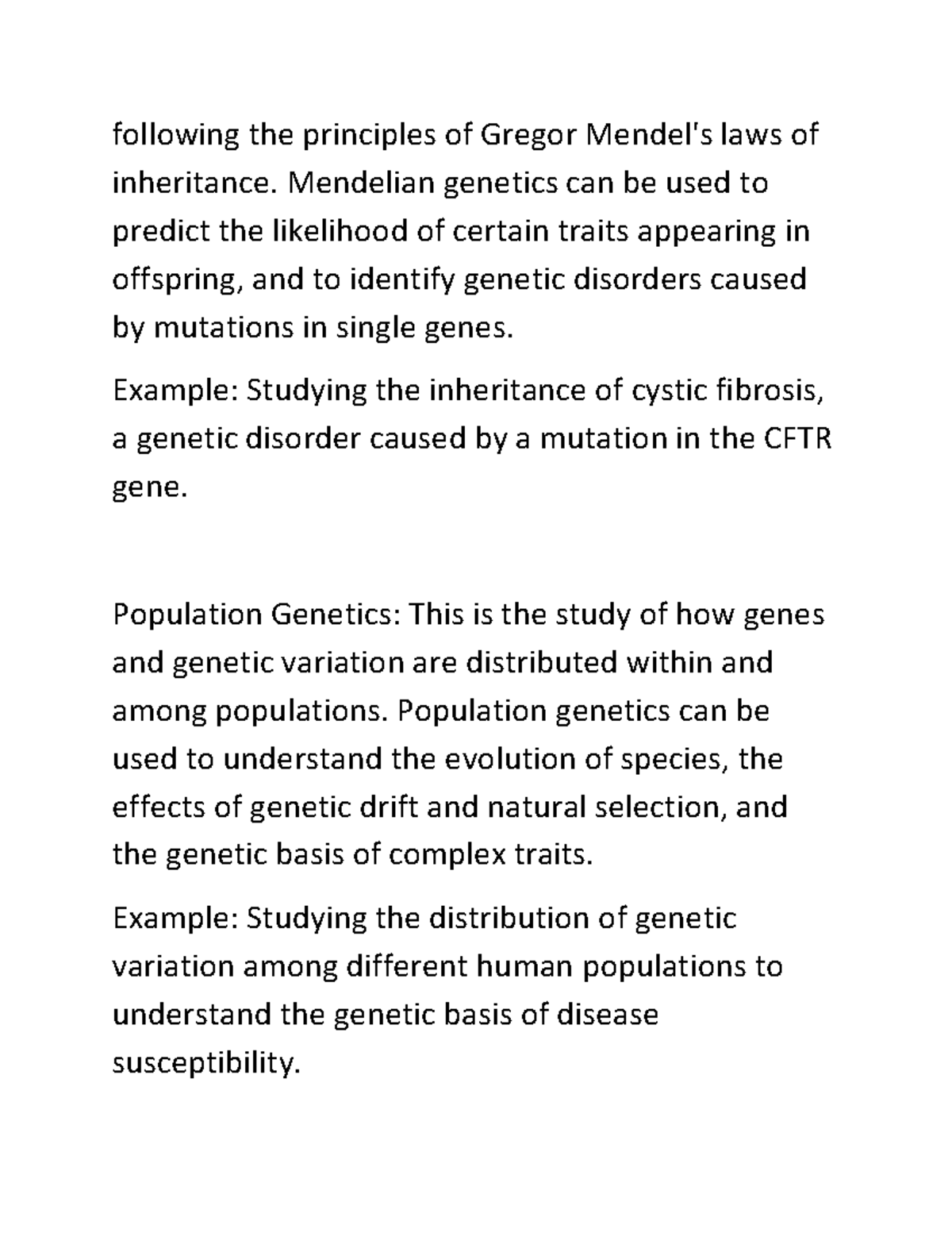 Genetics and genomics part 2 - following the principles of Gregor ...