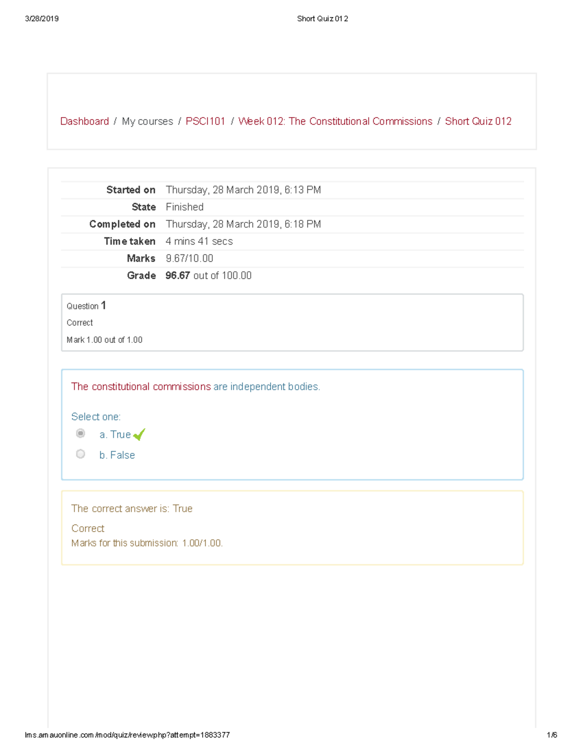 403575249 Short Quiz 012 pdf - Dashboard / My courses / PSCI101 / Week ...