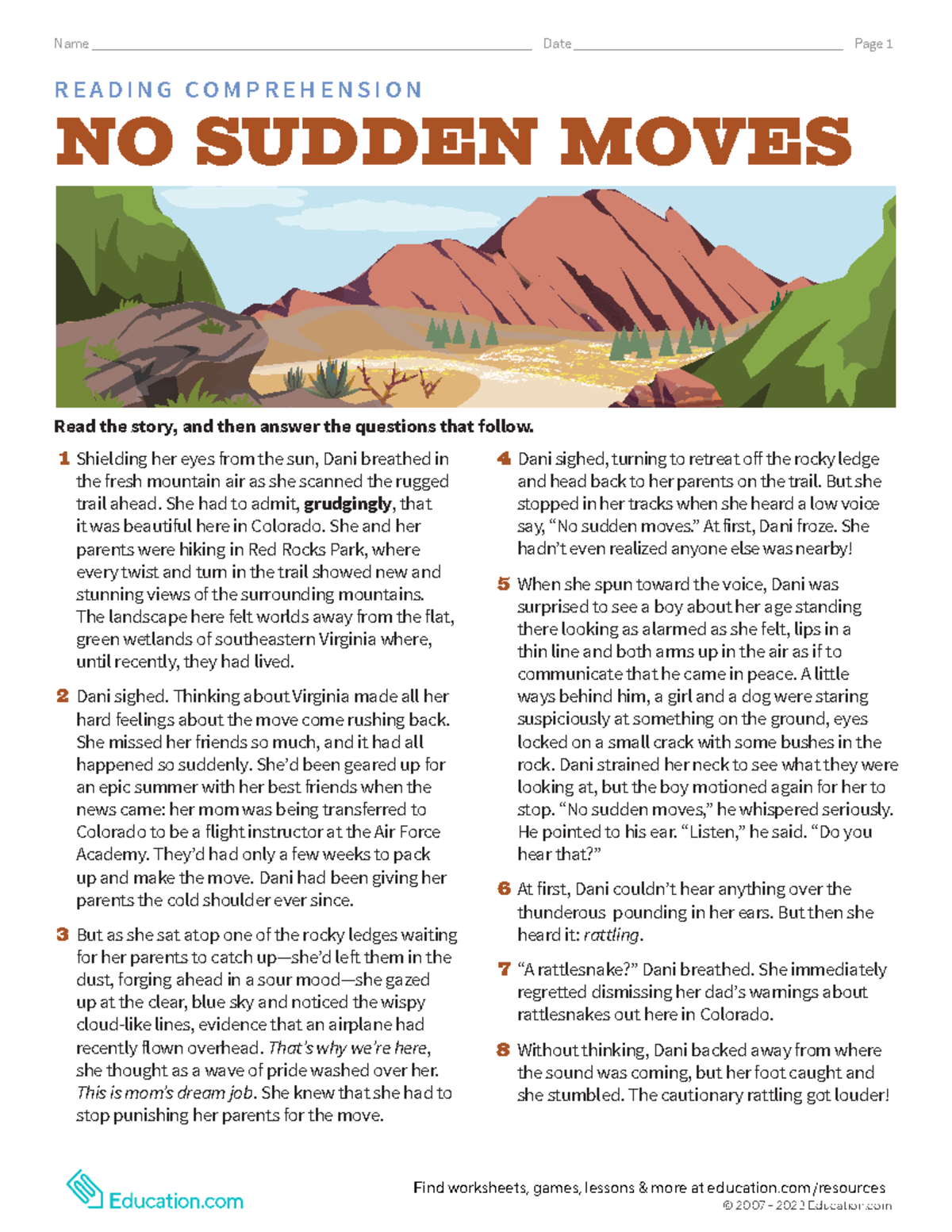Christian Bajurto - reading-comprehension-the-adventure-begins - 1 ...