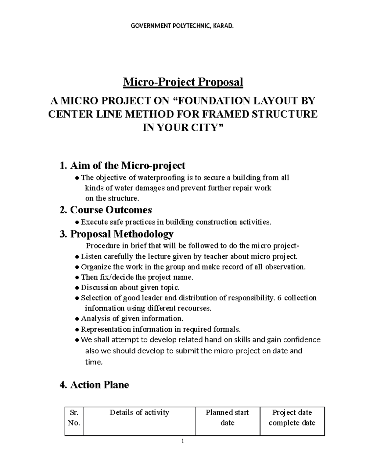 Bco micro project final - GOVERNMENT POLYTECHNIC, KARAD. Micro-Project ...