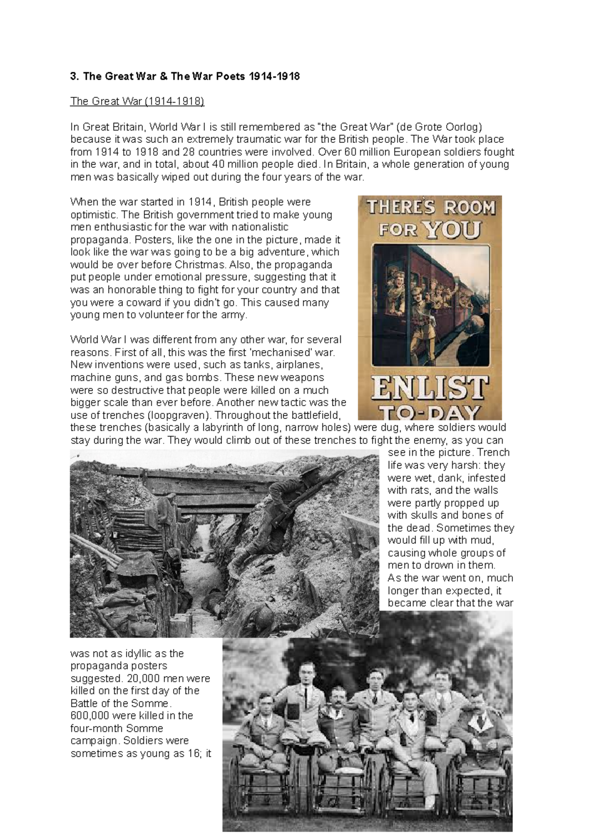 The%20great%20war%20and%20the%20war%20poets - 3. The Great War & The ...