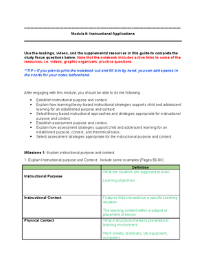 Module 5 Notebook - For the second attempt on task 1 - - Studocu