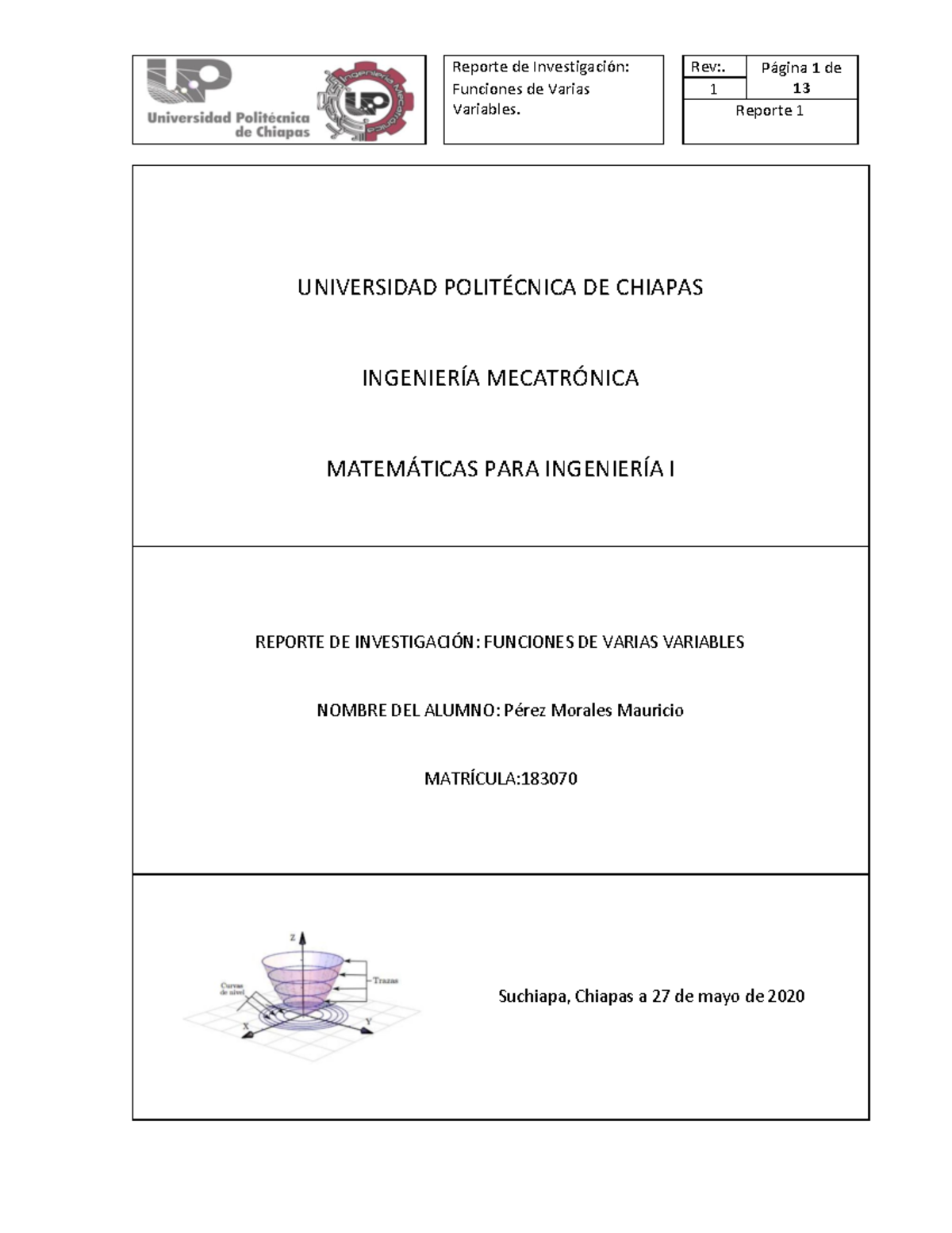 Funciones de varias variables final - Warning: TT: undefined function: 32 Funciones de Varias 13 ...
