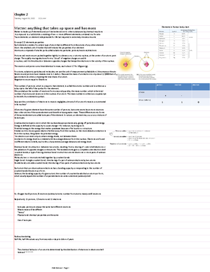 Chapter 2 -chemistry - BIO 103 - John Jay - Studocu