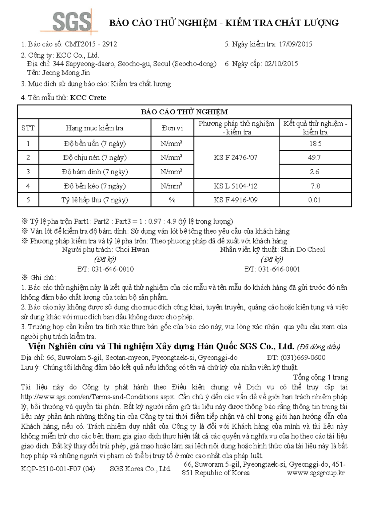 Báo cáo thử nghiệm - abc - BÁO CÁO THỬ NGHIỆM - KIỂM TRA CHẤT LƯỢNG Báo ...