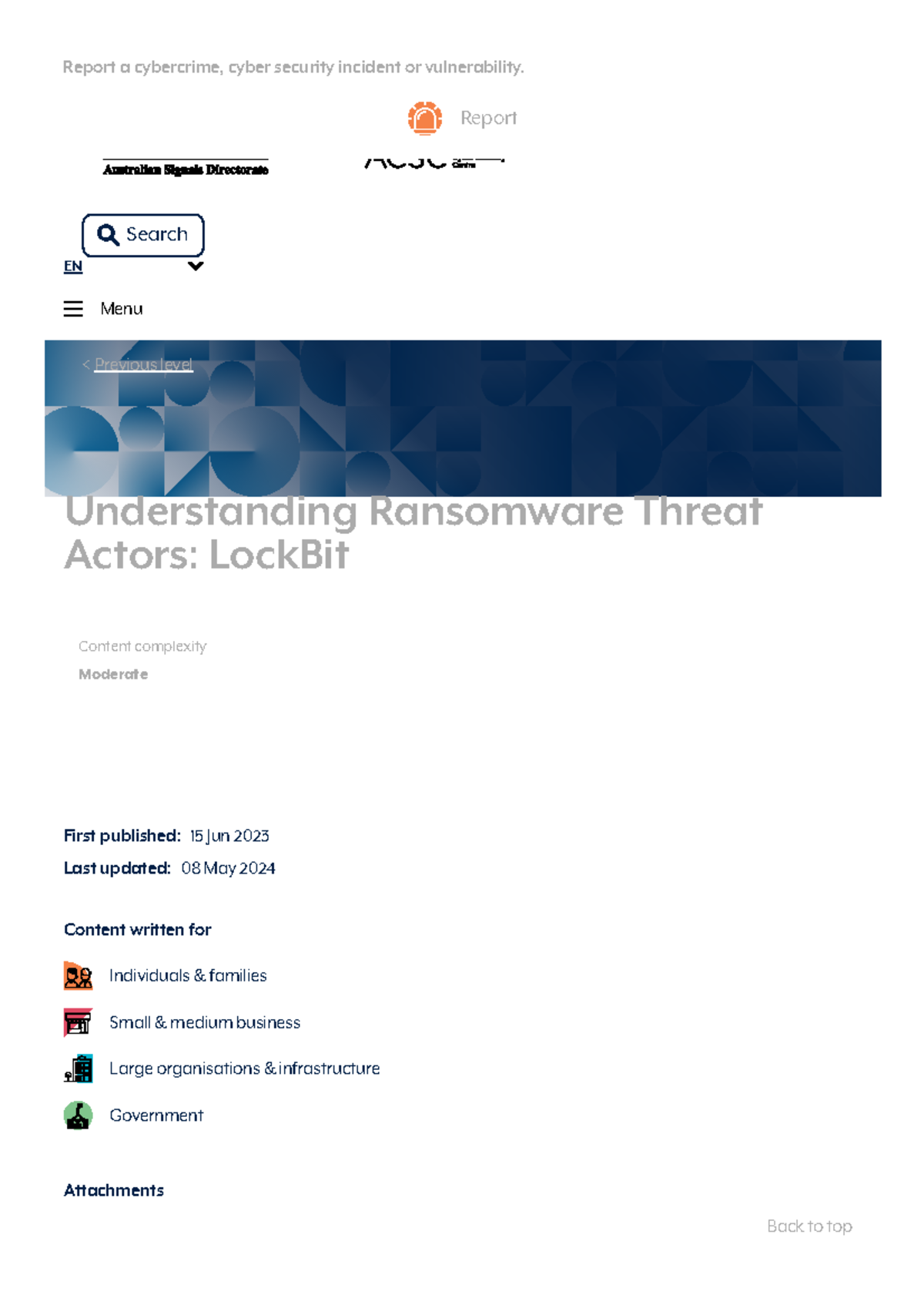 Understanding Ransomware Threat Actors Lock Bit Cyber - First published ...