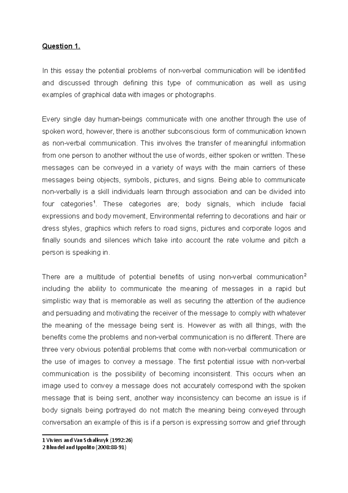 EPP ass02 - Assignment answers without questions - Question 1. In this ...