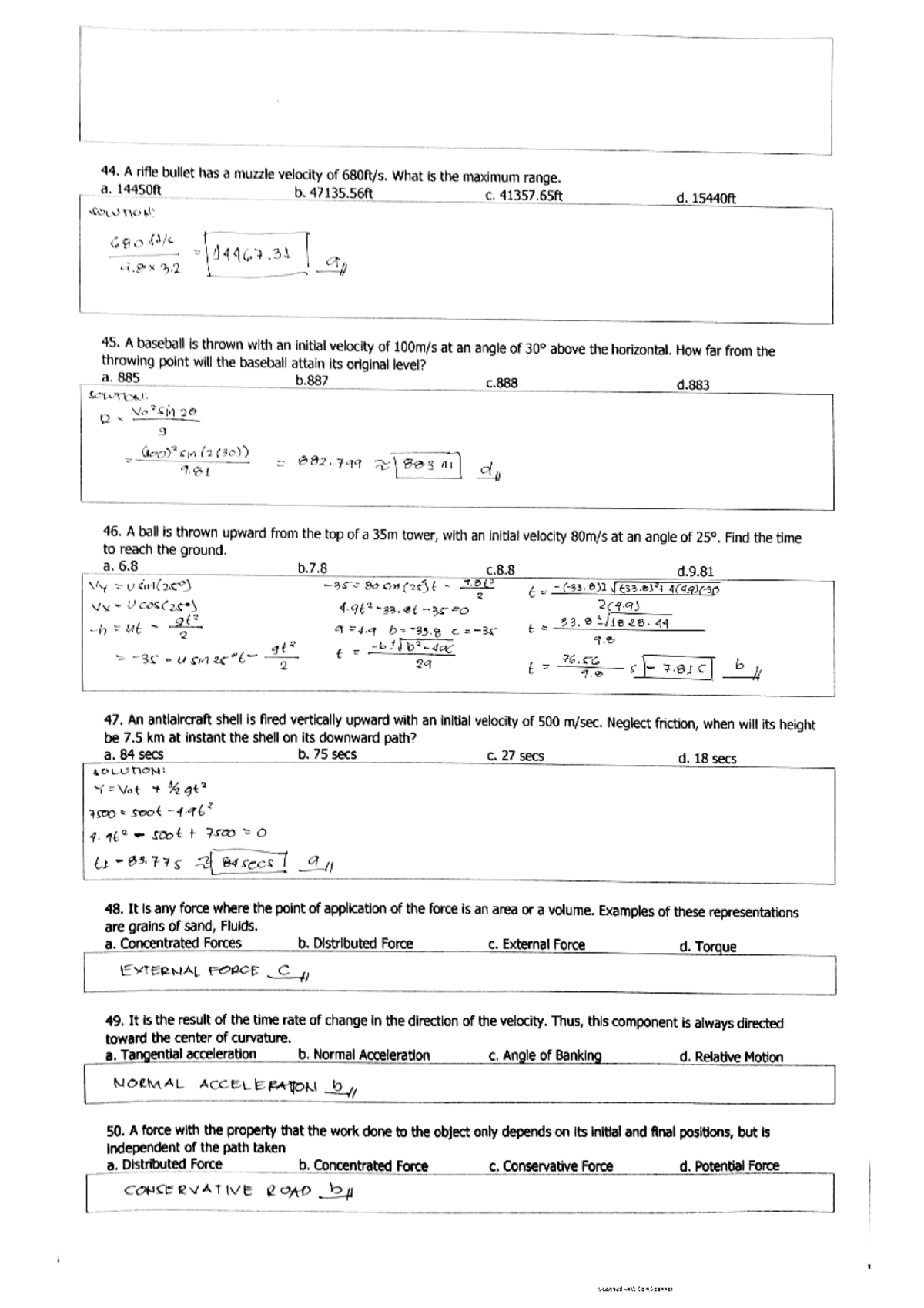 Engineering Mechanics LA 3.ESAS part 7 - BS Electrical Engineering ...
