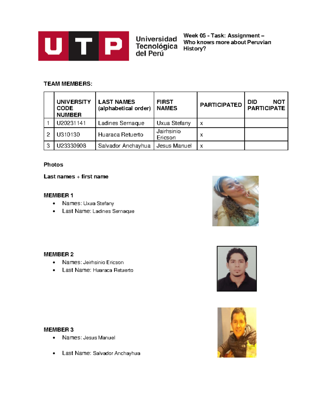 Tarea semana 5 - Week 05 - Task: Assignment – Who knows more about ...