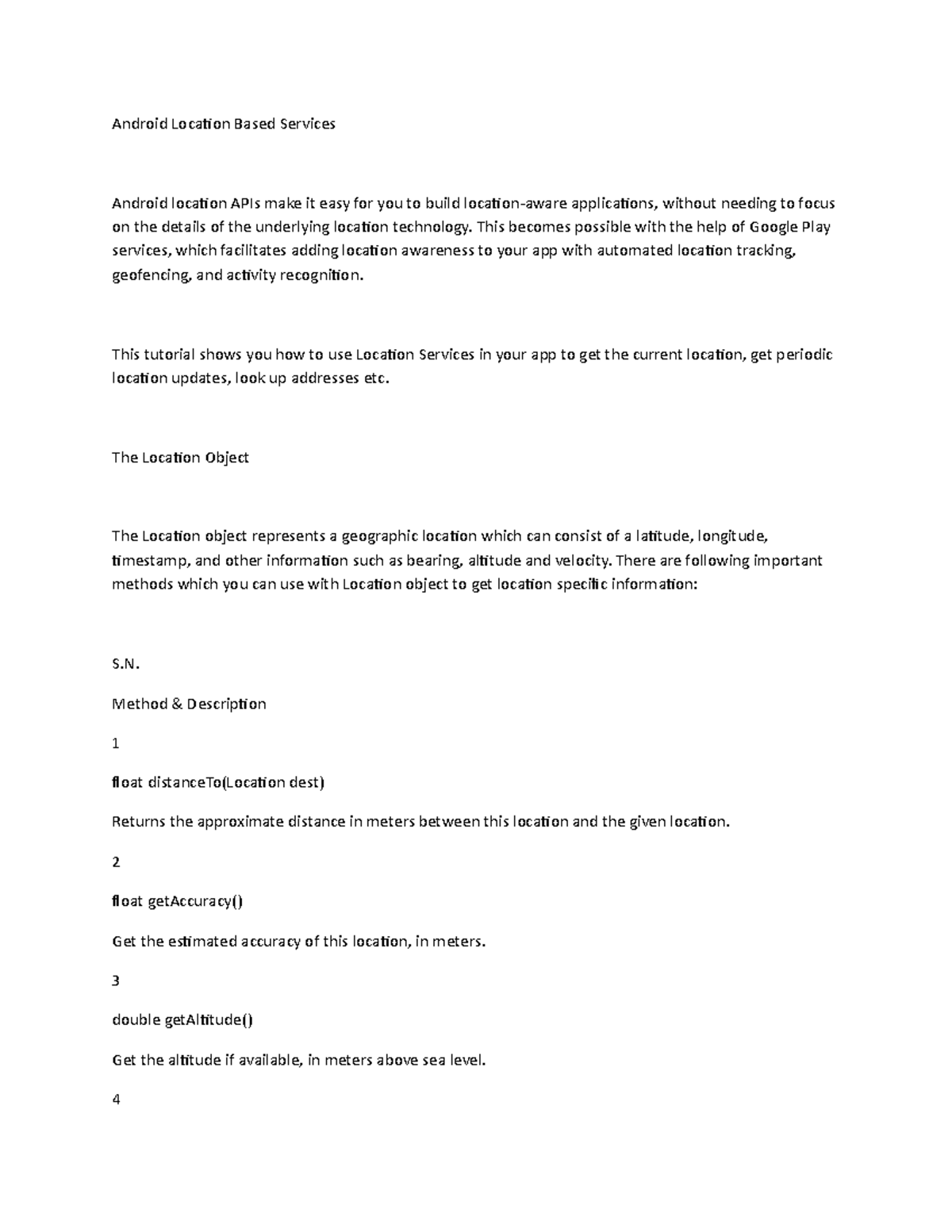 Android Locations - Zariguta Karnenera - Android Location Based ...