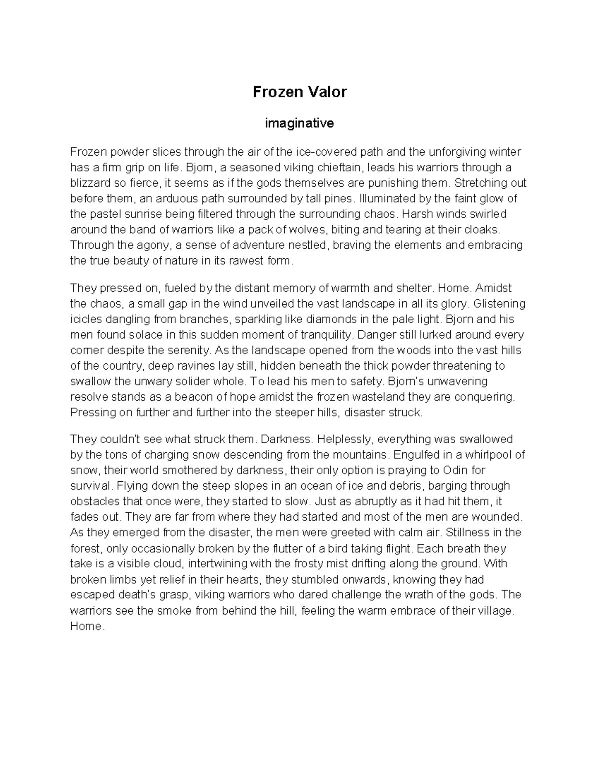 Mod C Assignment Imaginative, Discursive, Persausive + reflection ...