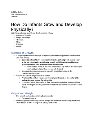 Chapter 3- Prenatal Development - Child Psychology Chapter 3: Prenatal ...