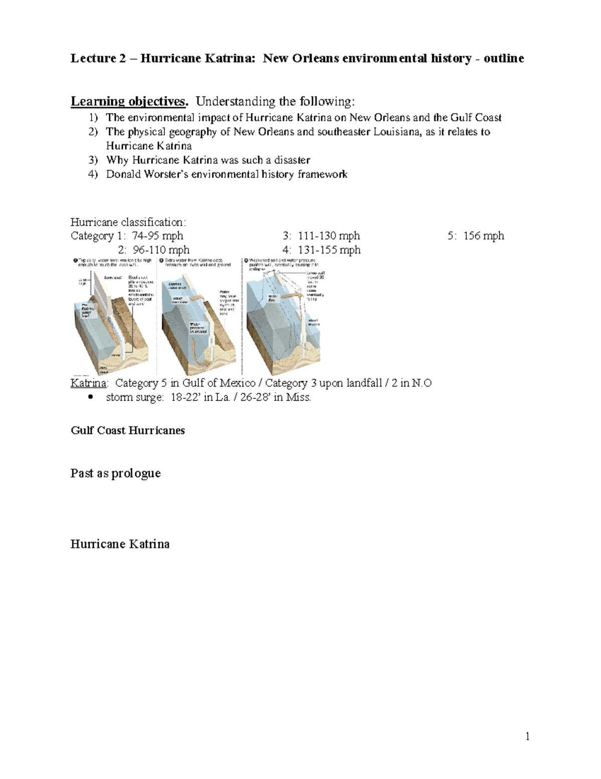 SL'21-2 - Hurricane Katrina and environmental history - outline ...