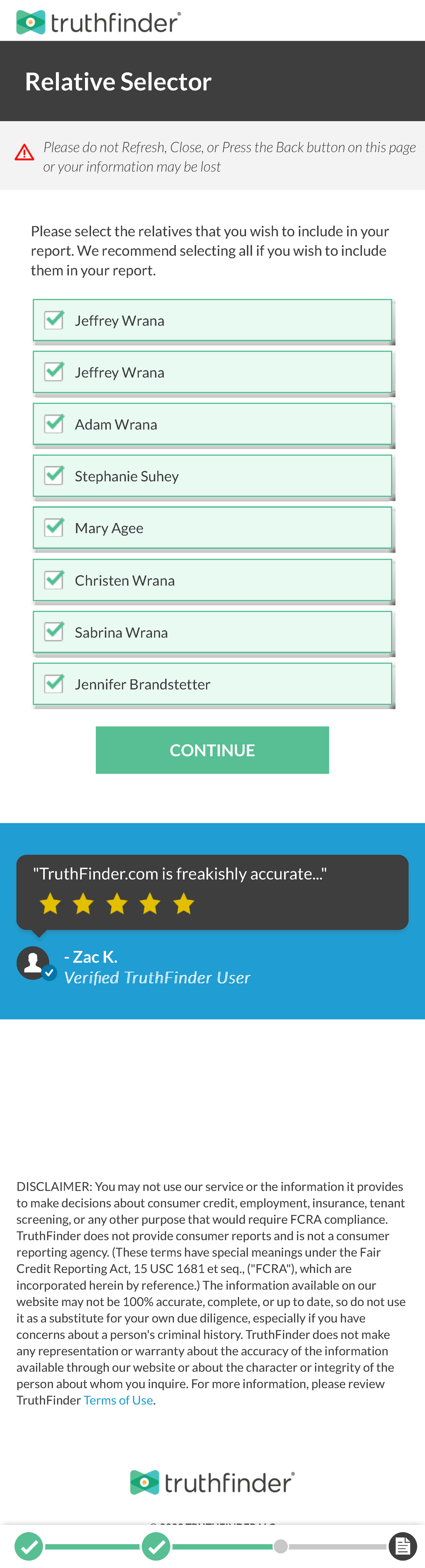 Searching for Damien Wrana in New York - Truth Finder - Zac K. Verified ...
