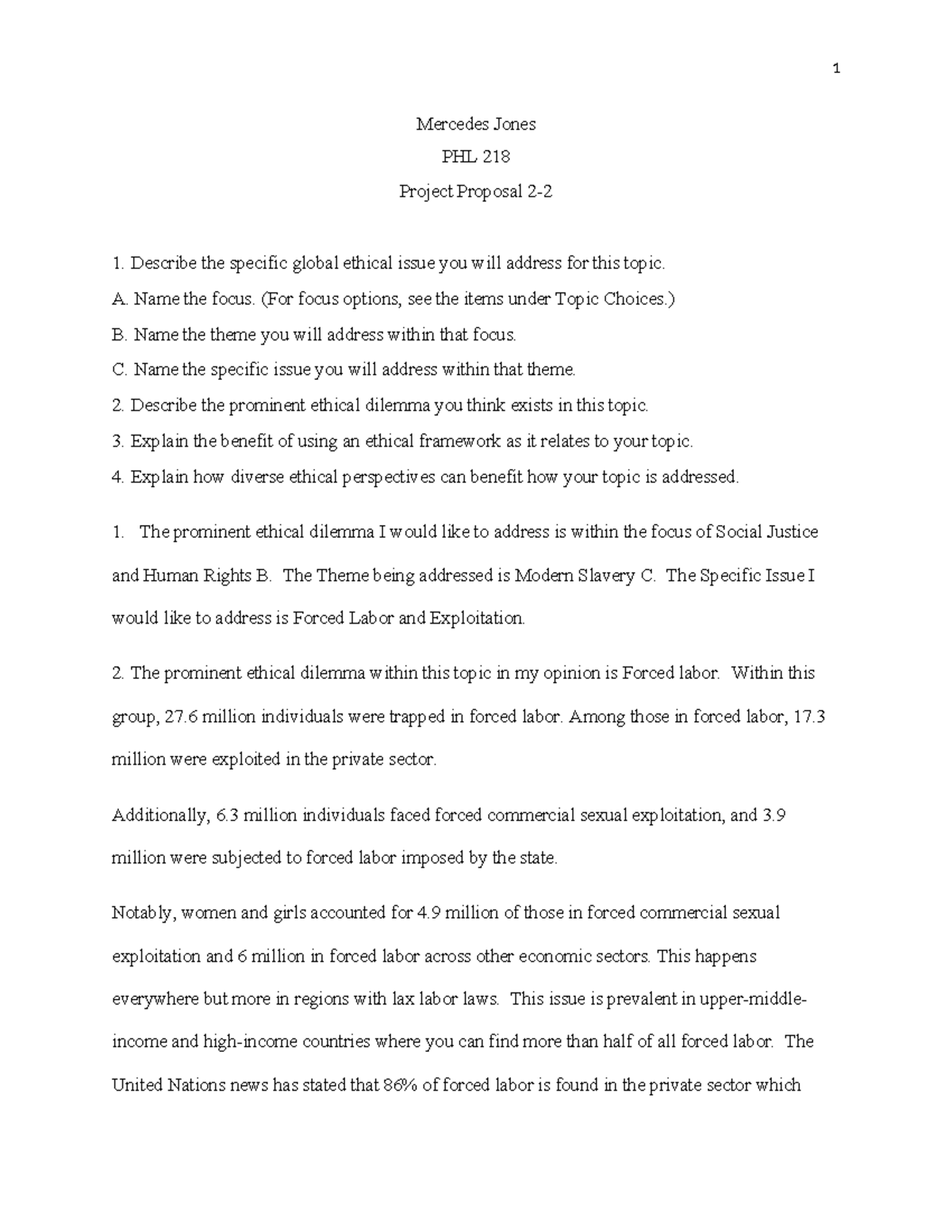 PHL 218 2-2 Project Proposal finished - Mercedes Jones PHL 218 Project ...